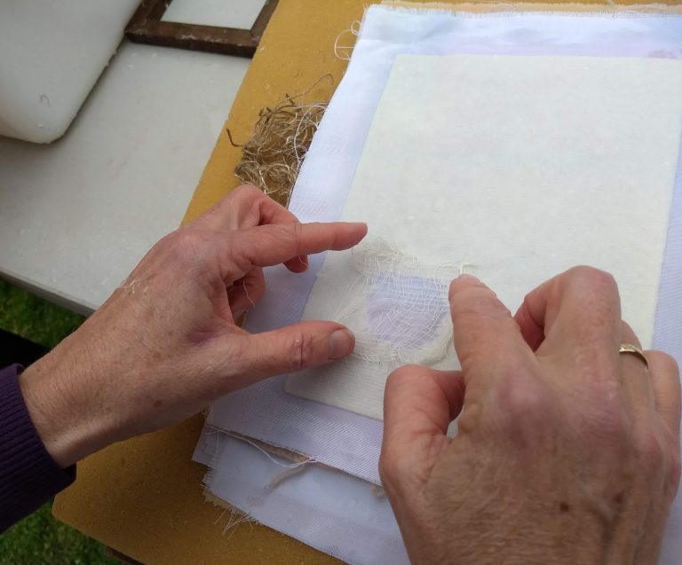 Papermaking Workshop – Barb Adams